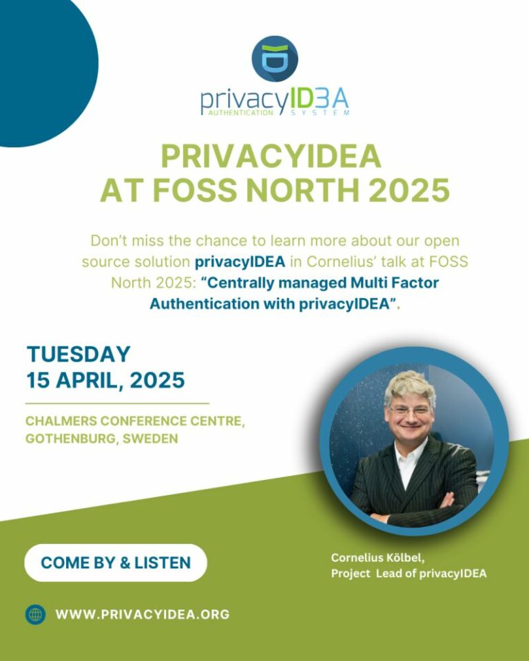 Ankündigung: privacyIDEA auf der FOSS North 2025 - NetKnights - IT-Sicherheit - Zwei-Faktor ...