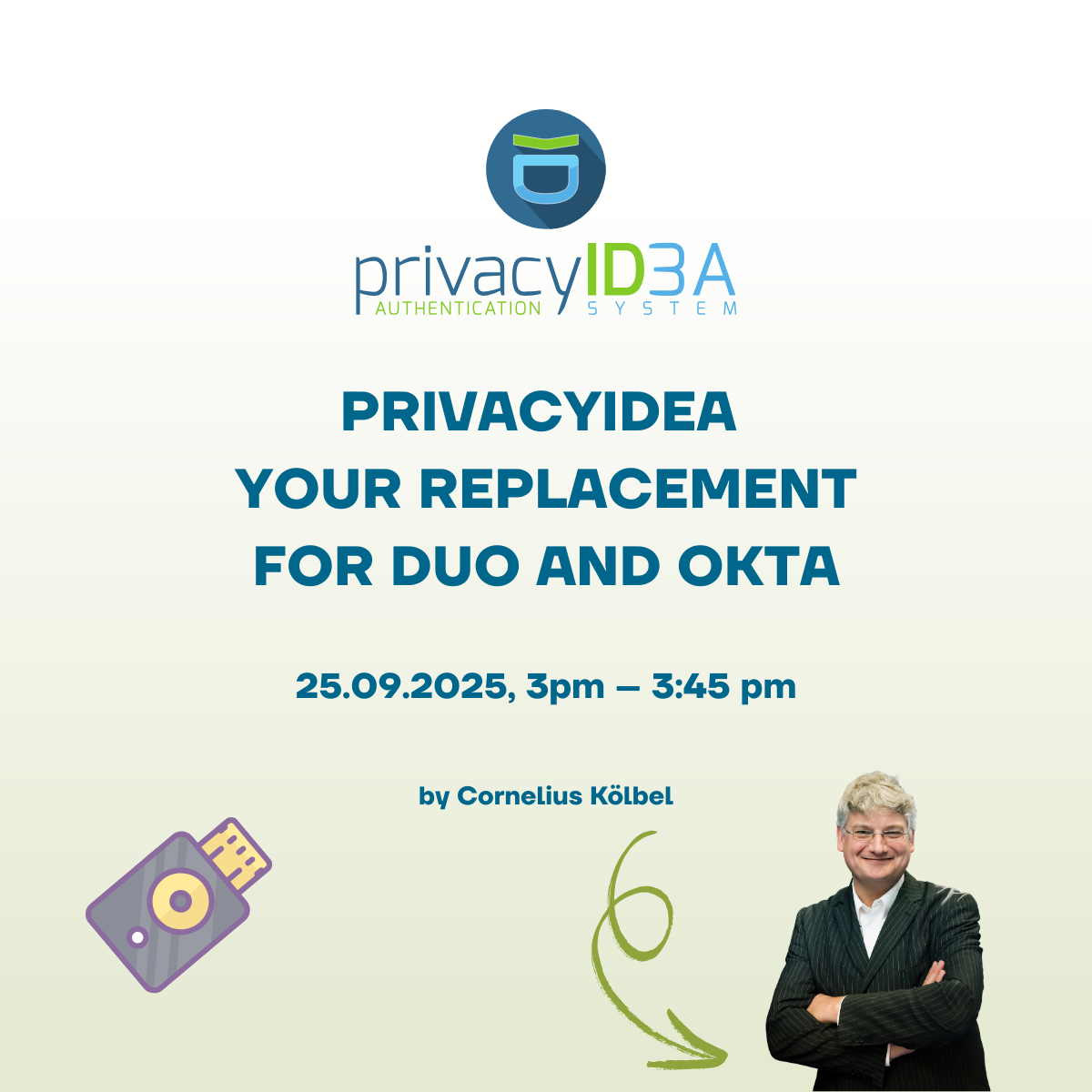 Teaser Webinar 25.09. - NetKnights - IT-Sicherheit - Zwei-Faktor-Authentisierung - Verschlüsselung